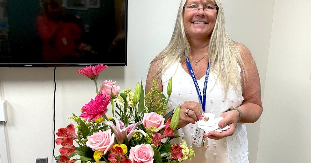 Pennies given, flowers received as Tainter Elementary principal retires ...