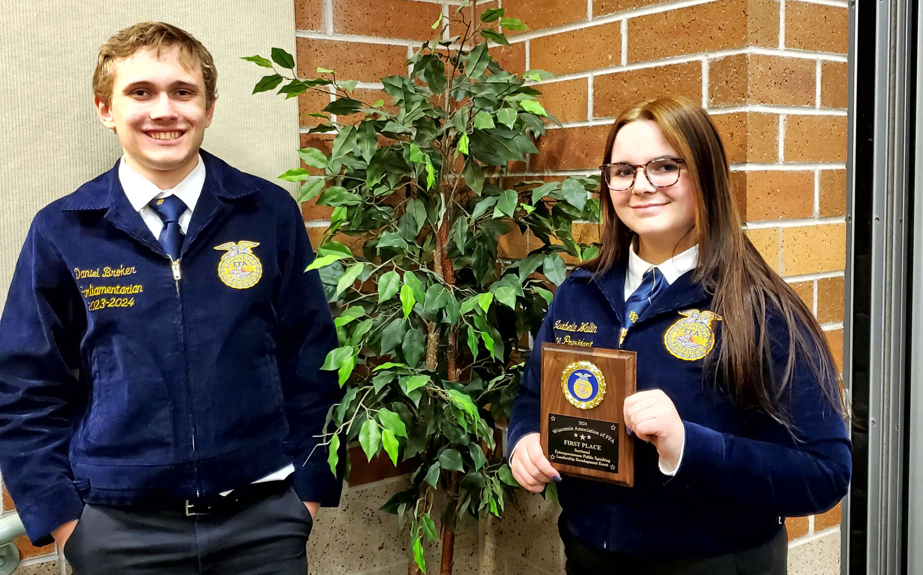 3 FFA members compete at sectional; Wallin moves on to state | News ...