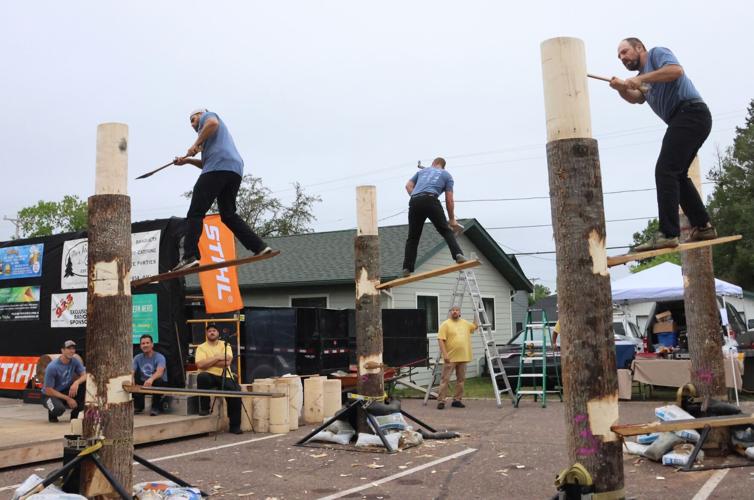 Sawyer County Wood Chop held during Musky Fest | Sawyer County Record ...