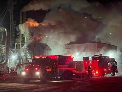 Crews respond to fire at Lignetics of Great Lakes | Sawyer County ...