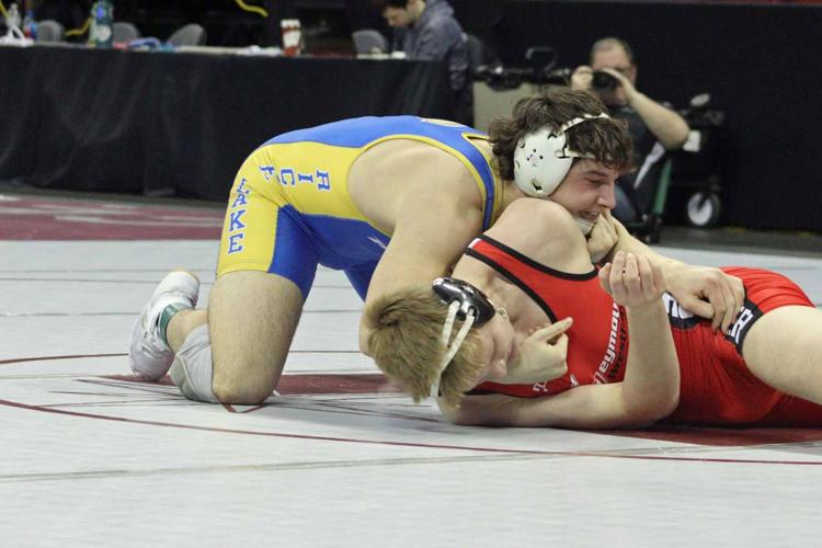 Wrestling: Late lead change prompts first-round exit at state for Rice ...