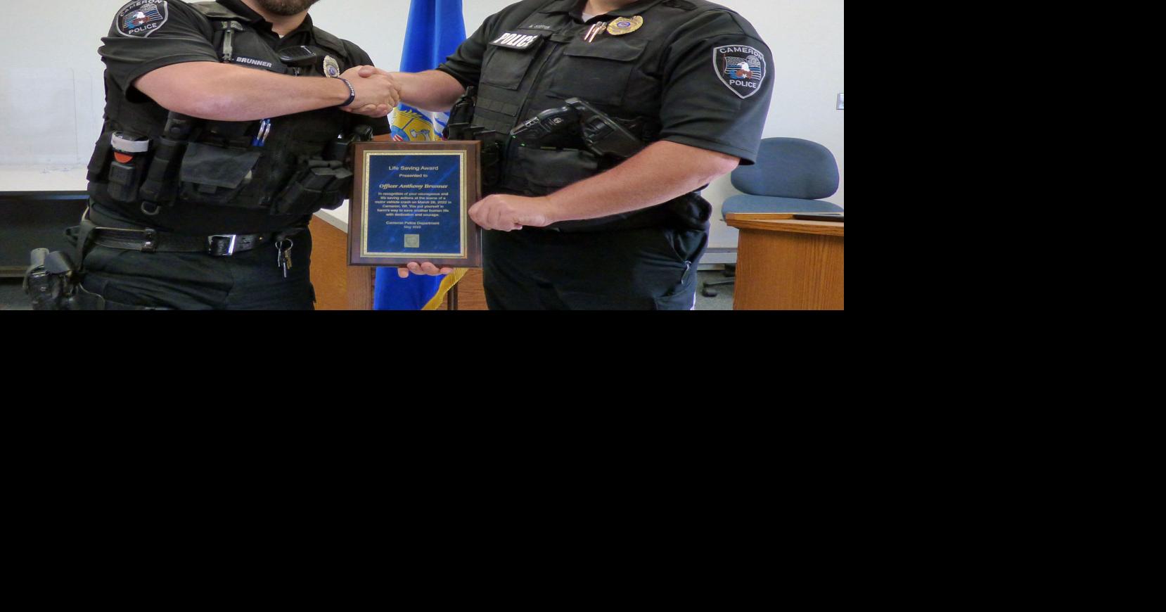 Cameron officer who risked life to save woman receives commendation ...