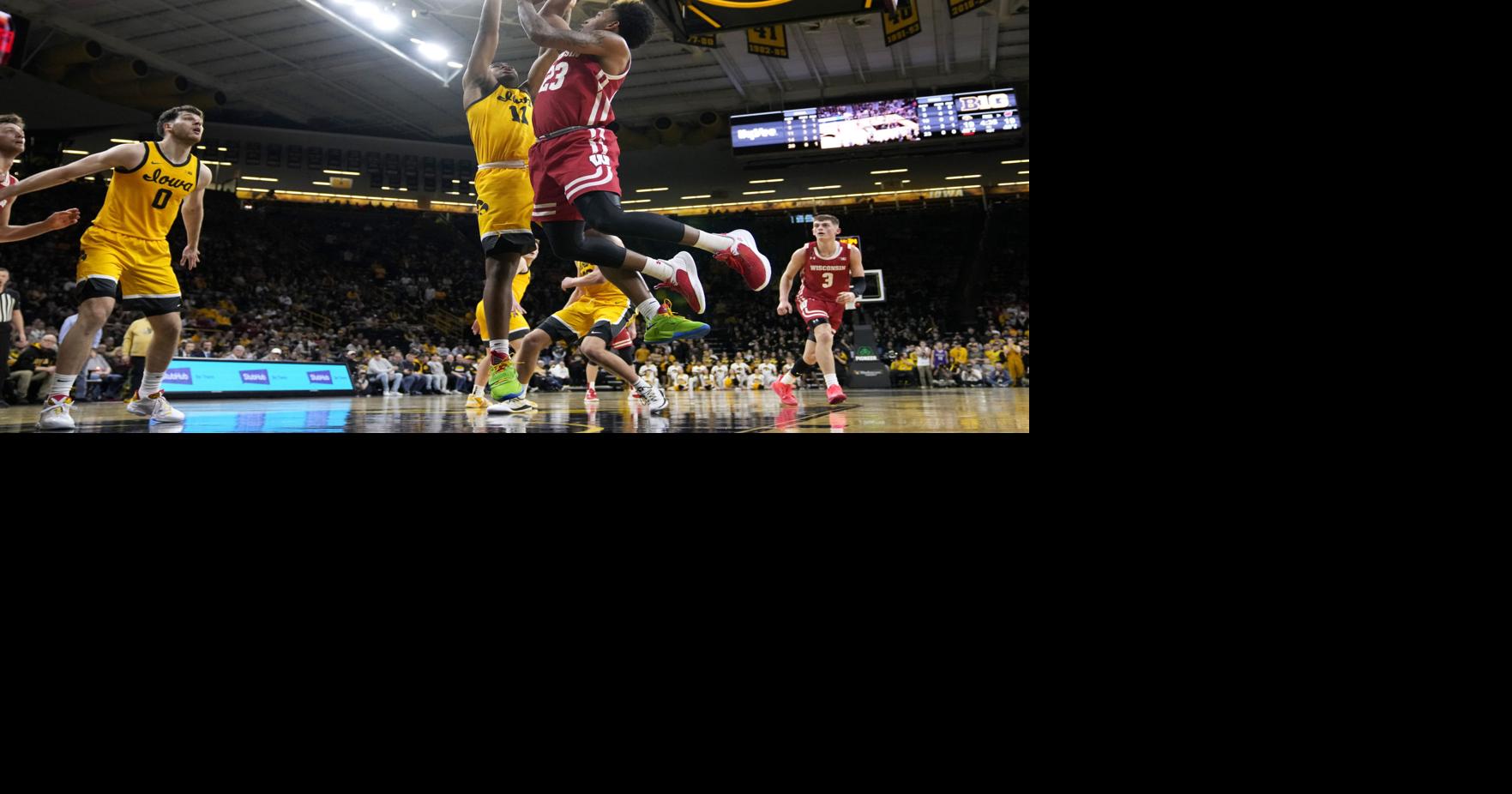 Wahl sparks Wisconsin to 78-75 victory over Iowa in overtime | Price ...