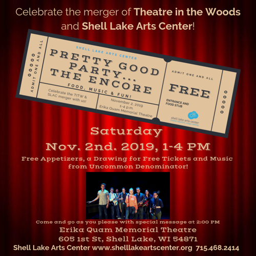 Shell Lake Arts Center and Theatre in the Woods to merge | Free | apg ...
