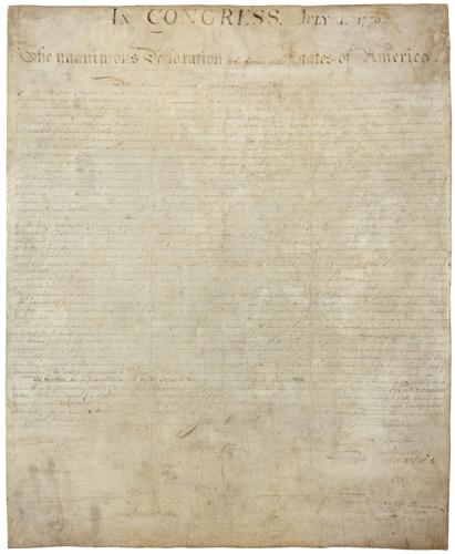 Along with the ideals it expresses, the Declaration of Independence ...
