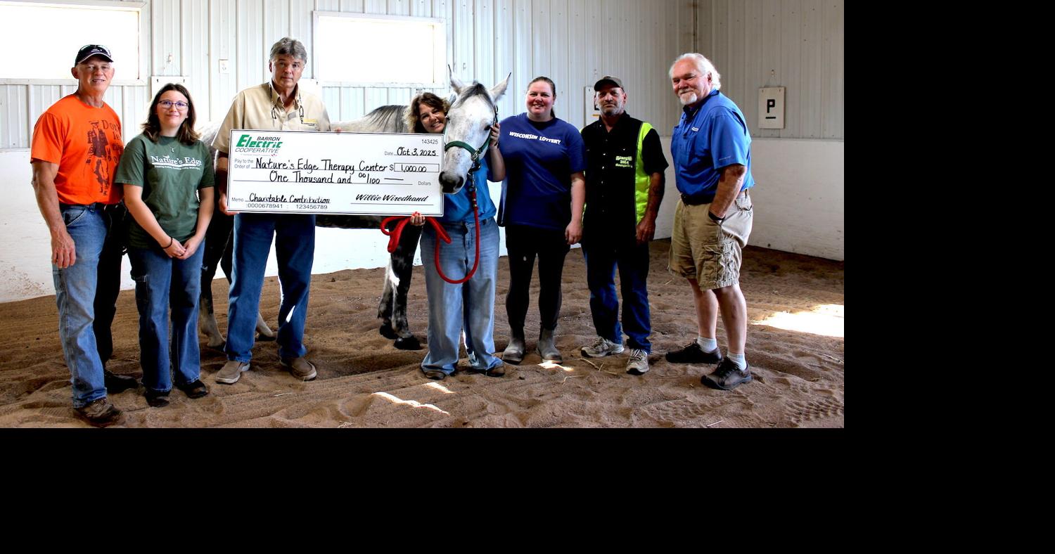Barron Electric donation helps Natures Edge clients connect | News ...