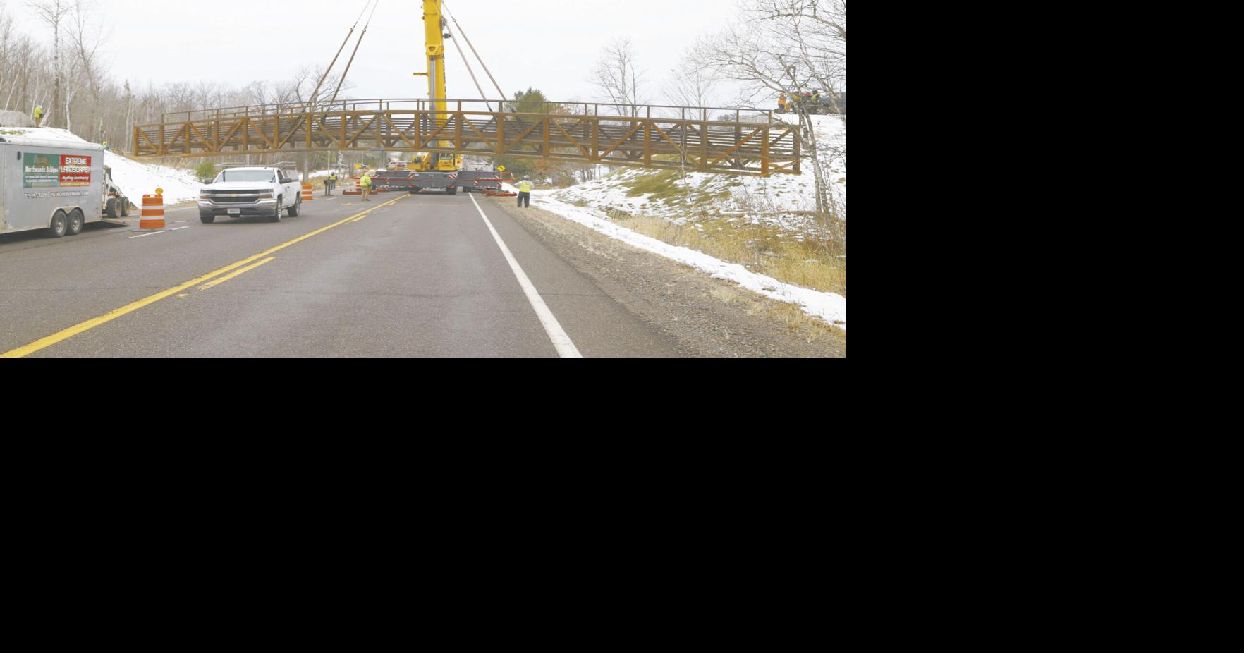 Birkie Trail bridge installed across Hwy. 77 | Subscriber | apg-wi.com