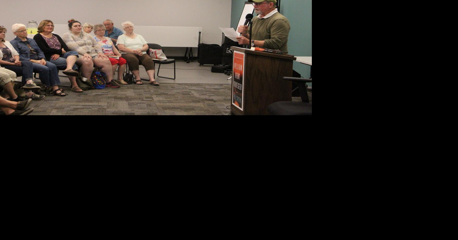 Krueger fans flock to best-selling author's visit to Rice Lake Public ...