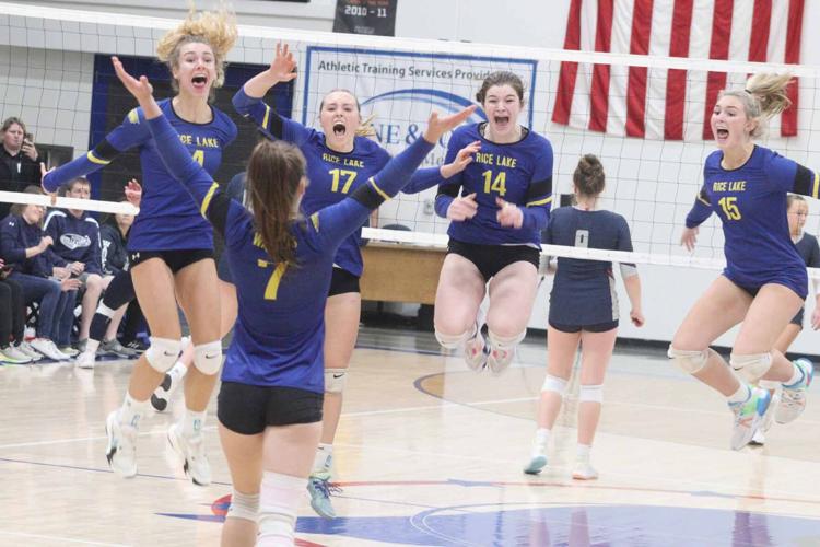 Rice Lake volleyball wins sectional title to advance to state ...