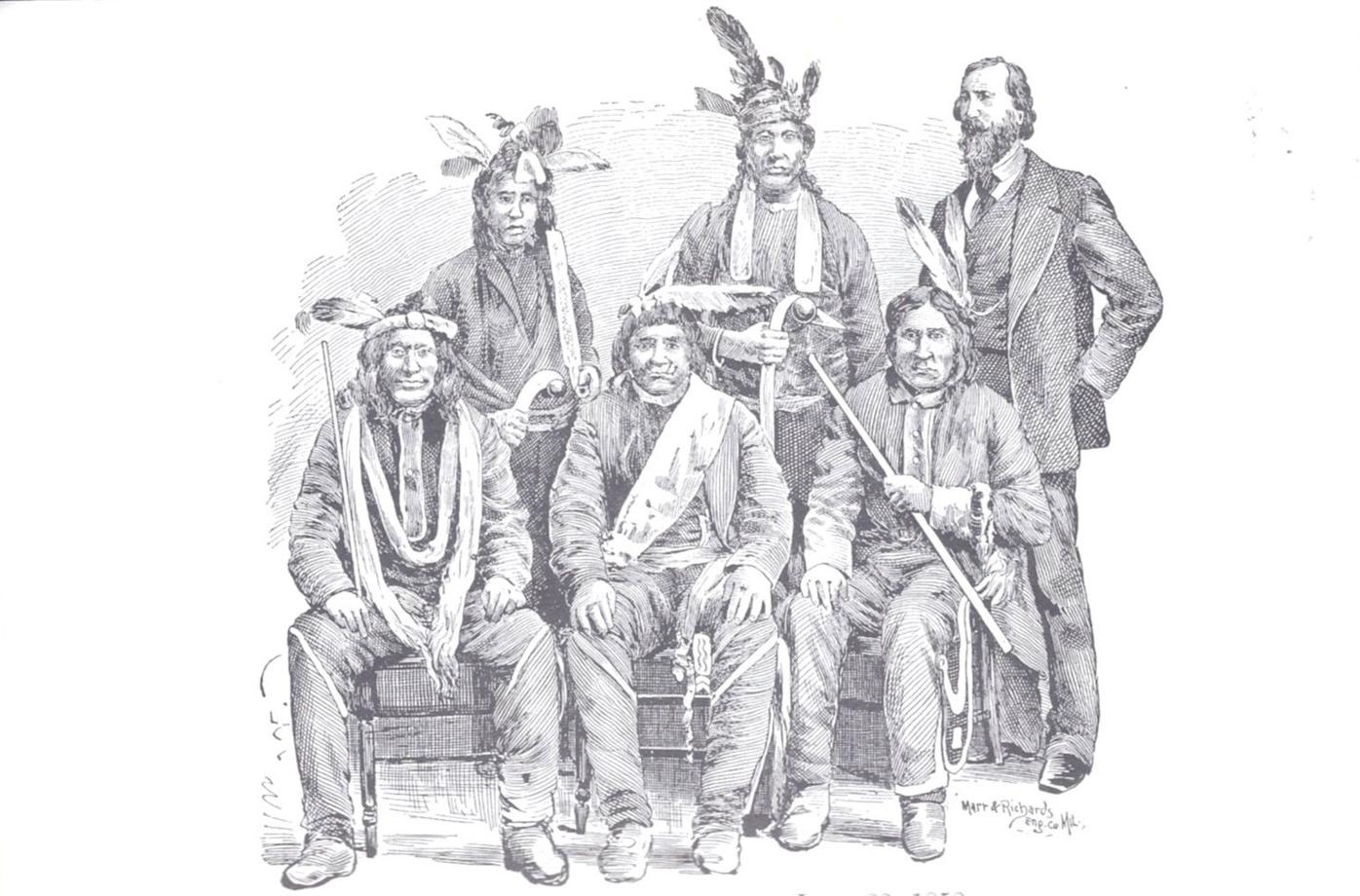 Descendants of Chief Buffalo and Benjamin Armstrong visit the area ...