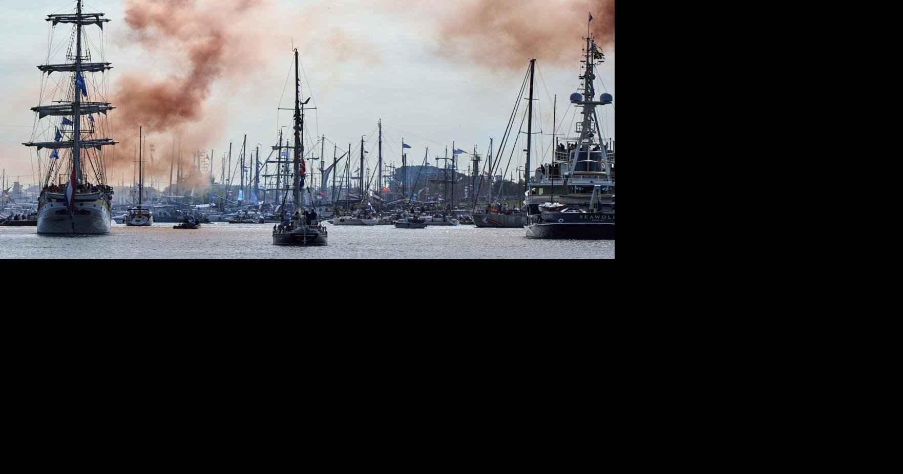 Hundreds of historic tall ships sail into Amsterdam for a maritime ...