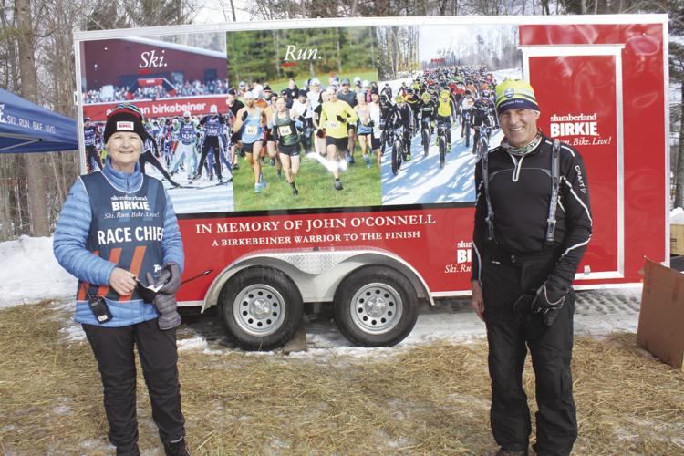 Red trailer at the finish line is a tribute to John O’Connell ...