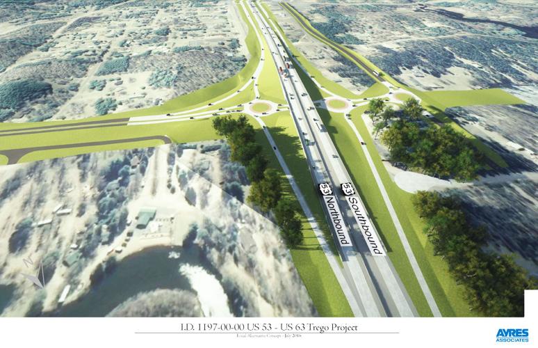 DOT details alternatives for Hwy. 53 access at Trego | Local | apg-wi.com