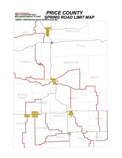 Spring weight limits start March 10 | Price County Review | apg-wi.com
