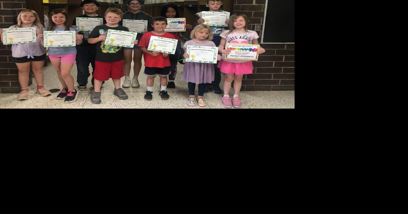 Perfect Attendance | Price County Review | apg-wi.com