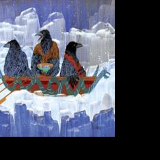 Artist explores the mythology of ravens and crows for her paintings ...