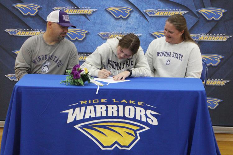 Rice Lake's Kalina, Rowe ink college softball commitments | Sports ...
