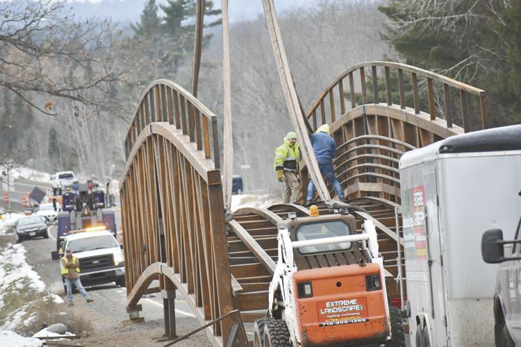 Birkie Trail bridge installed across Hwy. 77 | Subscriber | apg-wi.com