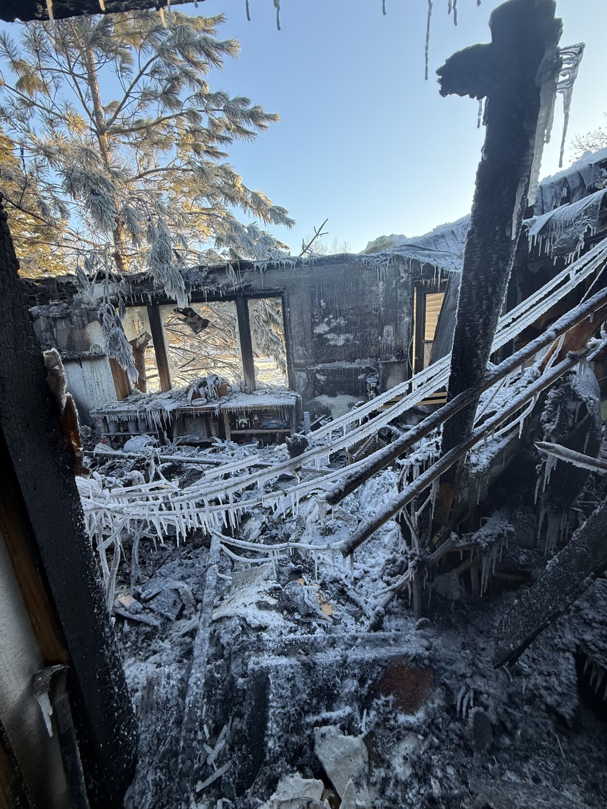 Firefighters face -38 temps at Phillips home fire | Price County Review ...