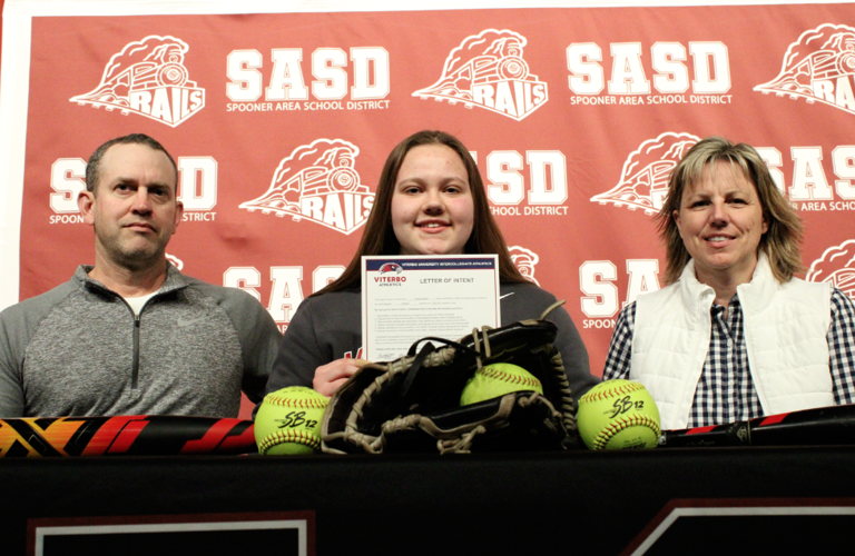 Natalie Martin first Spooner softball player to sign college letter of ...