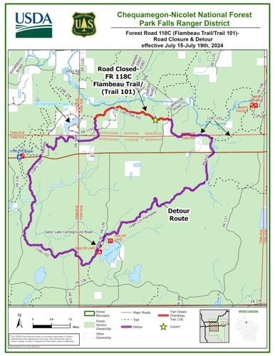Price County forest roads closed for culvert work | Price County Review ...