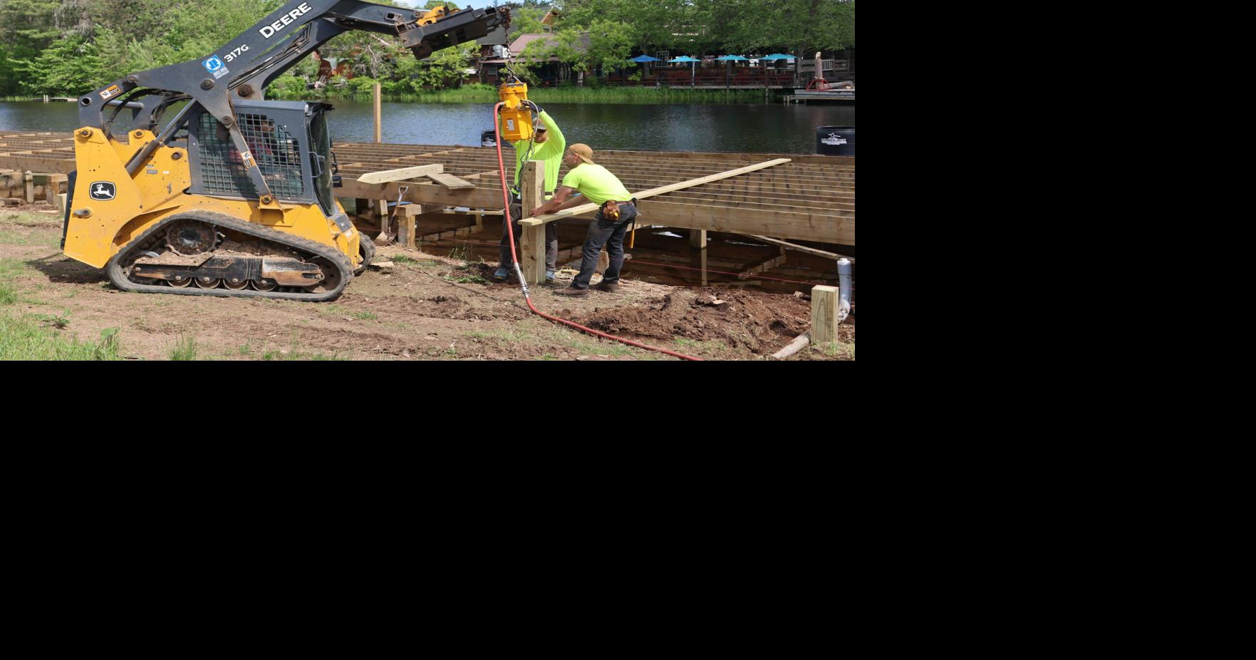 New competition dock at Lumberjack Bowl | Sawyer County Record | apg-wi.com