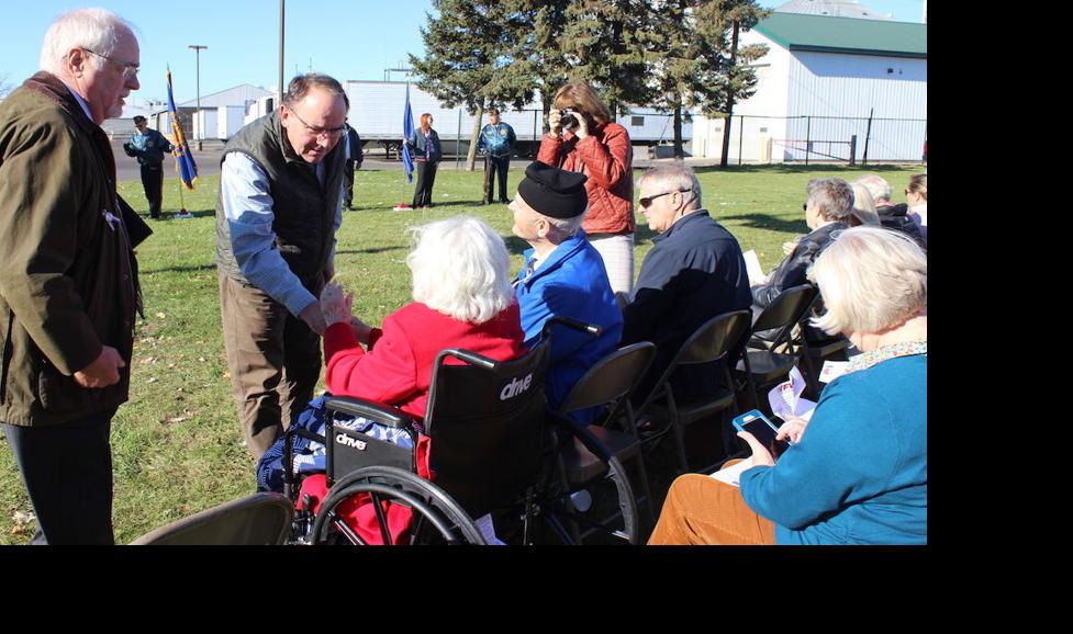 Monument and flag pole dedicated at Barron VFW's 75th celebration ...