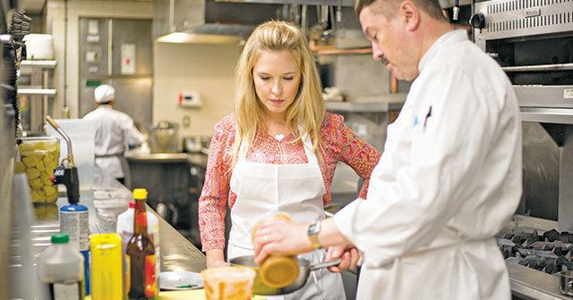In the kitchen with Jacques Qualin, executive chef at J&G Steakhouse ...