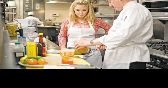 In the kitchen with Jacques Qualin, executive chef at J&G Steakhouse ...