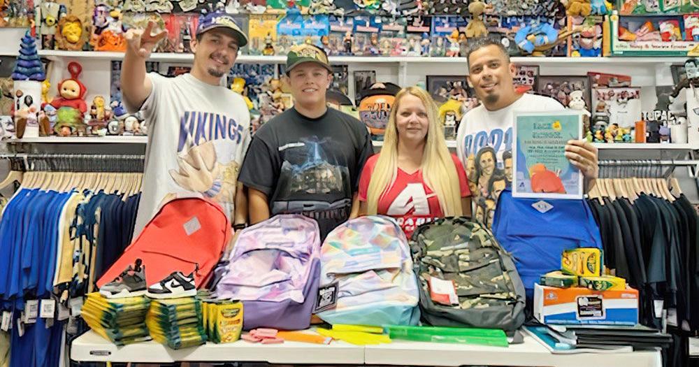 Arcadia-based clothing shop holds inaugural backpack drive | News ...