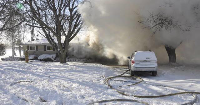 Area firefighters battle Perry house fire | Perry | argus-press.com