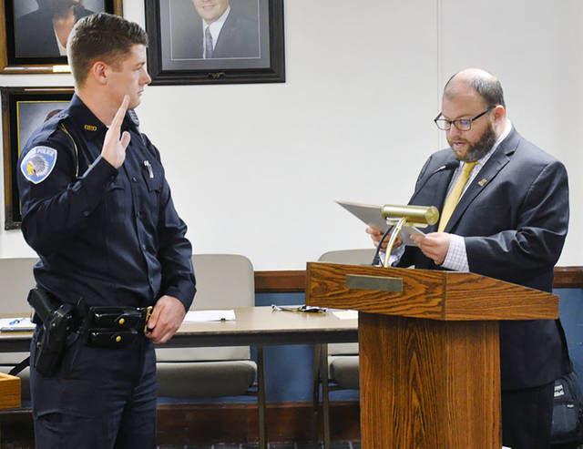 Owosso introduces new firefighter, police officer | Owosso | argus ...