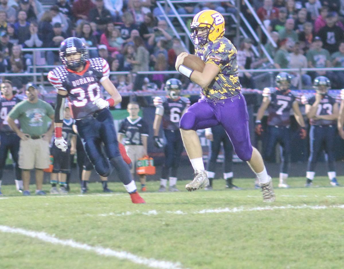 FOOTBALL: Eagles cruise to 52-6 win over Durand in Operation Freedom ...