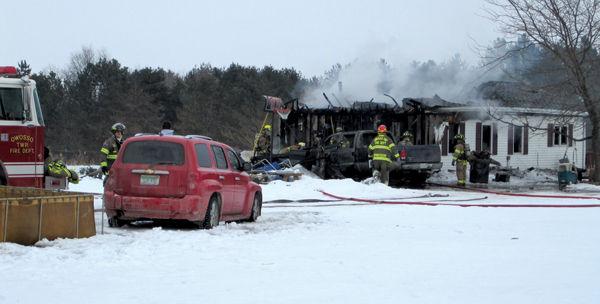 Fire destroys home in Owosso Township | Owosso | argus-press.com