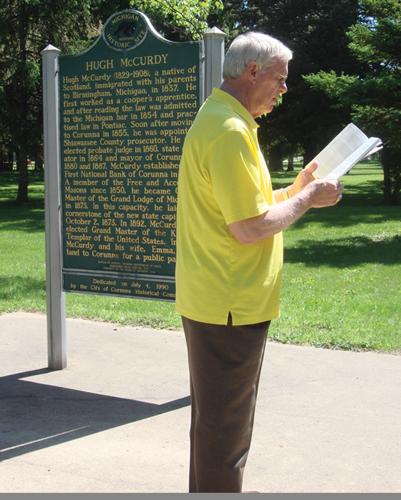 Corunna rededicates McCurdy Park historical marker | Corunna | argus ...