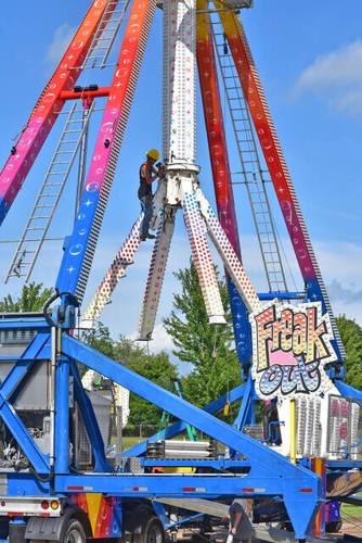 After strenuous setup process, carnival rides make debut at Fair ...