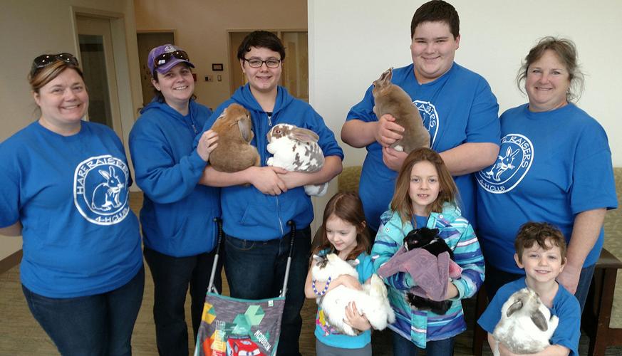 4-H rabbit club members visit seniors in Durand | Farm/Garden | argus ...