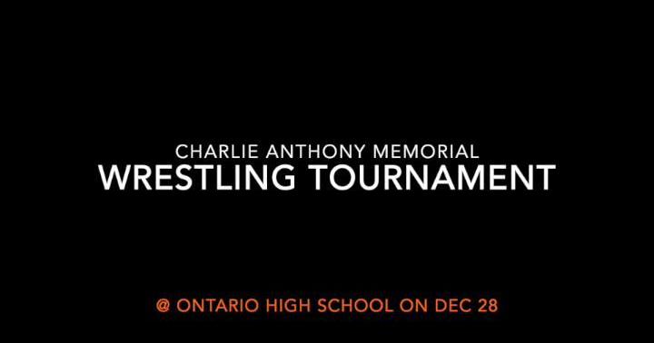 Charlie Anthony Memorial wrestling tournament | Local Sports ...