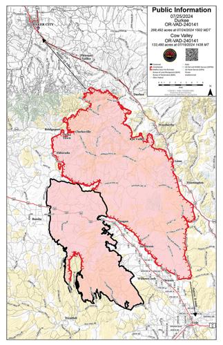 Durkee Fire grows to 268K acres; storms spark other fires | News ...