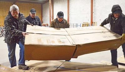 Warehouse workday: Charity drive needs ‘every inch of the floor space ...