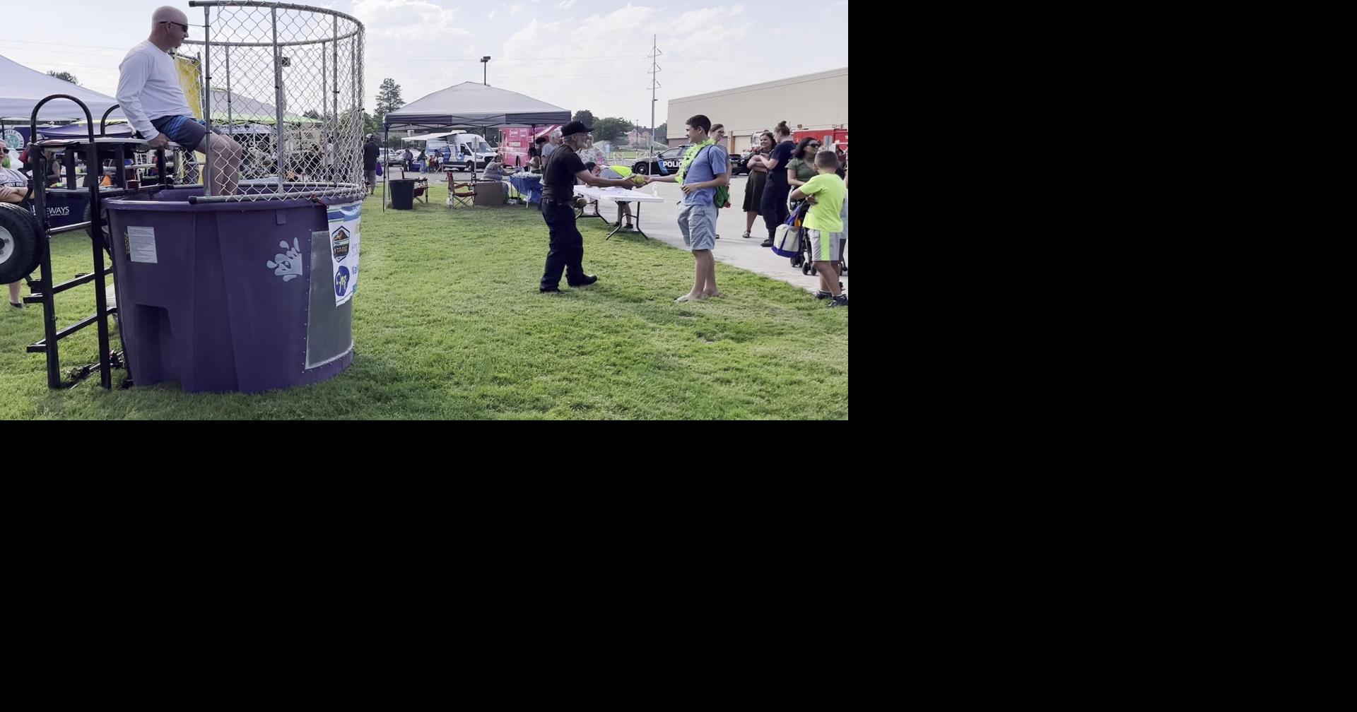 Ontario Fire Chief Clint Benson splashes in | | argusobserver.com