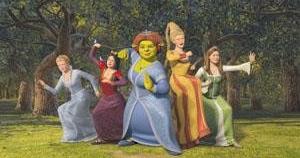 shrek 3 princesses attack