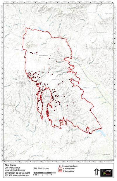 Cow Valley Fire update for Tuesday, July 16 | News | argusobserver.com