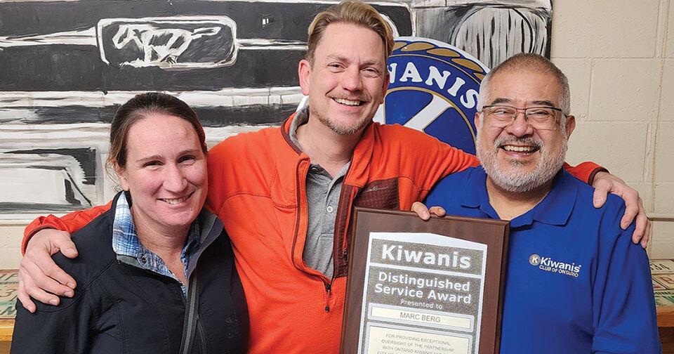Marc Berg recognized by Ontario Kiwanis with Distinguished Service ...