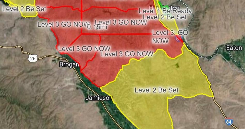 As Durkee Fire pushes south, evacuation area grows in Malheur County ...
