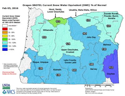 High snowpack but reservoir storage is low | Local News Stories ...