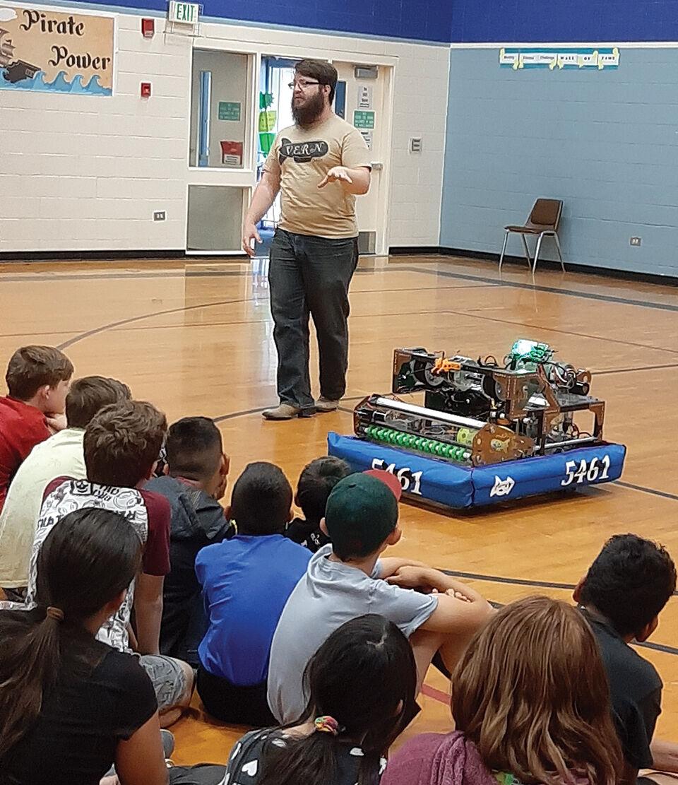 Payette STEM Camp students enjoy a visit from Henry, a First Robotics ...