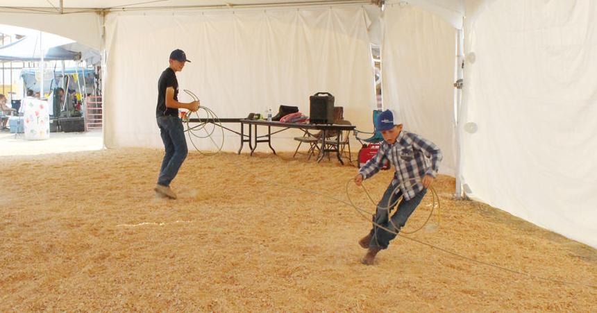 Youths compete in dummy roping and cowboy jousting at fair | Local ...