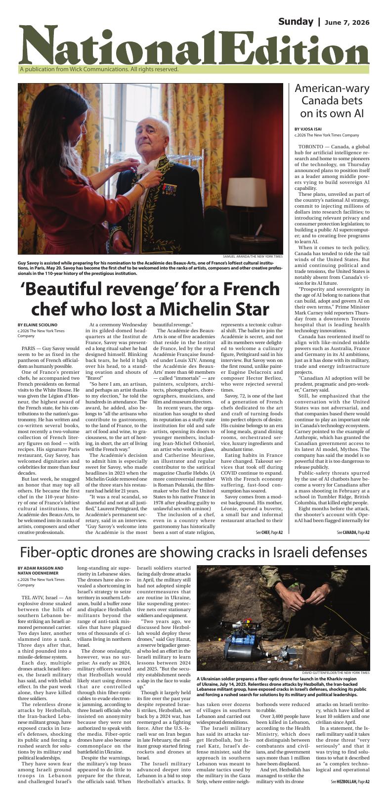Page A1 | National Edition | argusobserver.com