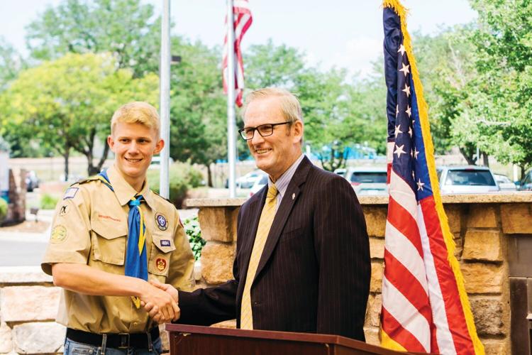 Eagle Scout honored by seniors he served during pandemic | Lifestyle ...